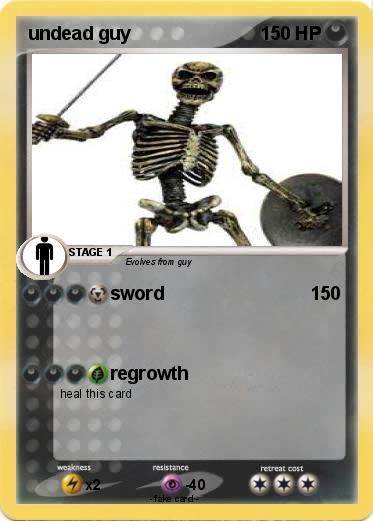 Pokémon undead guy - sword - My Pokemon Card
