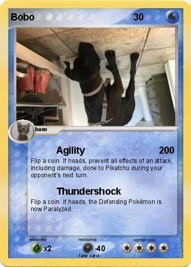 Pokémon Bobo 210 210 - Agility - My Pokemon Card