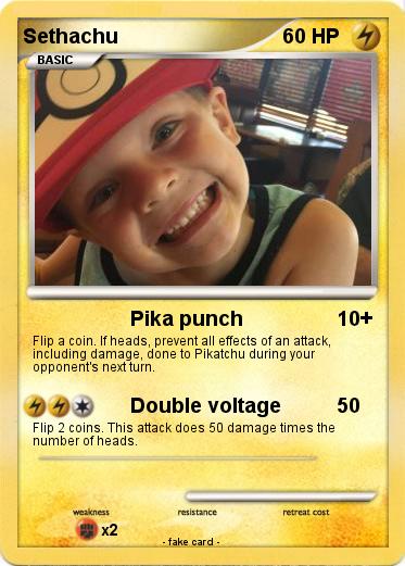 Pokémon Sethachu 3 3 - Pika punch - My Pokemon Card