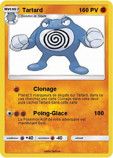 Pokémon Tartard 36 36 - Clonage - Ma carte Pokémon
