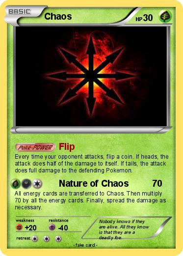 Pokémon Chaos 592 592 - Flip - My Pokemon Card