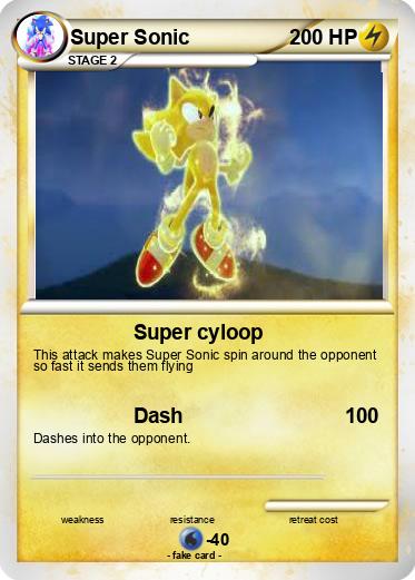 Pokémon Super Sonic 3545 3545 - Super cyloop - My Pokemon Card