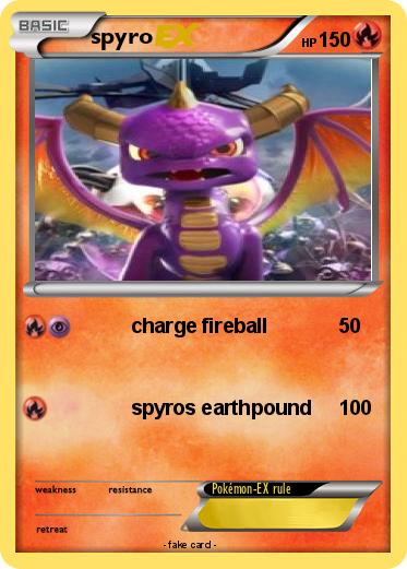 Pokémon spyro 1141 1141 - charge fireball - My Pokemon Card