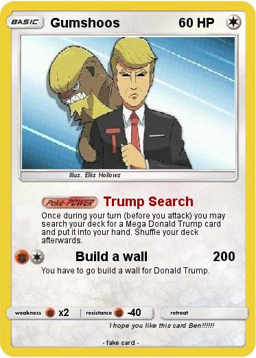 Pokémon Gumshoos 17 17 - Trump Search - My Pokemon Card