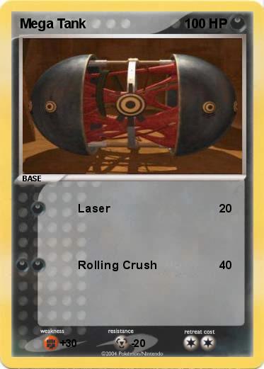 Pokémon Mega Tank 2 2 - Laser - My Pokemon Card