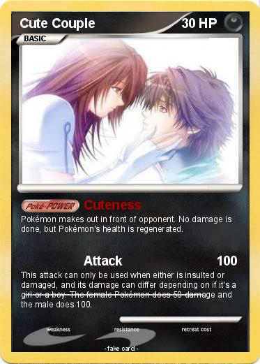 Pokémon Cute Couple 5 5 - Cuteness - My Pokemon Card
