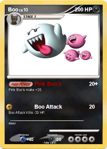 Pokémon Boo 976 976 - Pink Boo's - My Pokemon Card