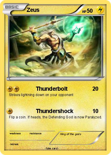 Pokémon Zeus 938 938 - Thunderbolt - My Pokemon Card
