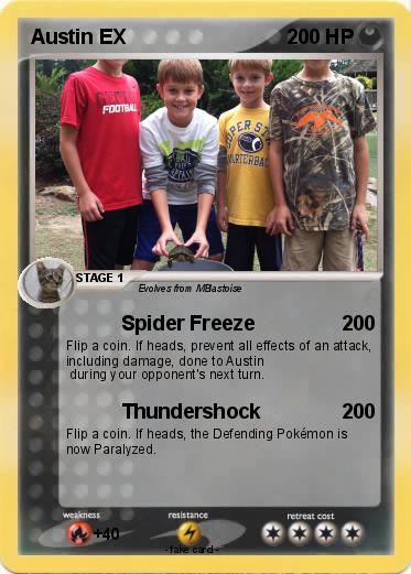 Pokémon Austin EX - Spider Freeze - My Pokemon Card