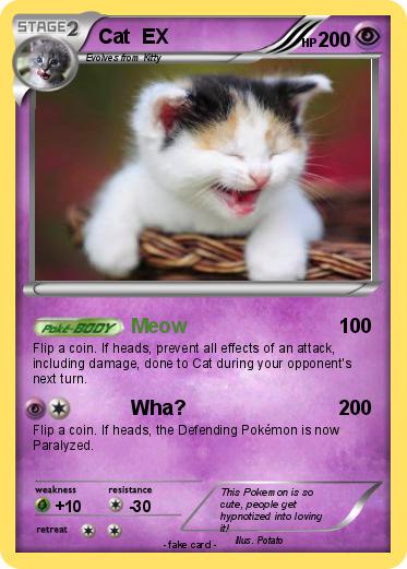 Pokémon Cat EX 36 36 - Meow - My Pokemon Card