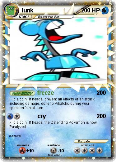 Pokémon lunk 6 6 - freeze - My Pokemon Card