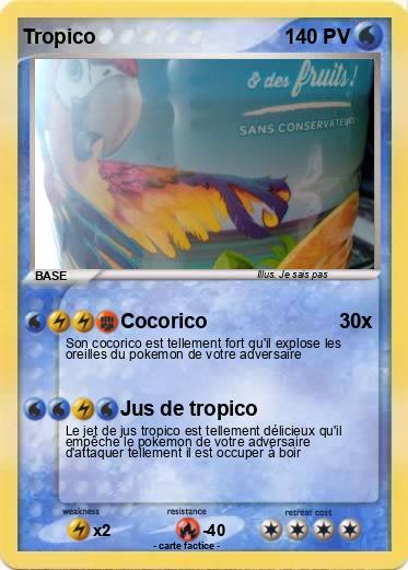 Pokémon Tropico 63 63 - Cocorico - Ma carte Pokémon