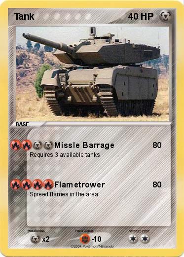 Pokémon Tank 20 20 - Missle Barrage - My Pokemon Card