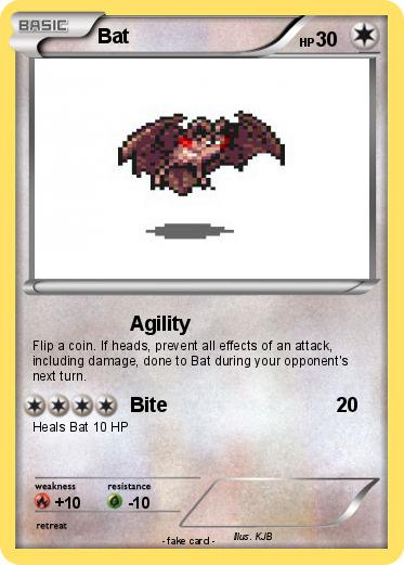 Pokémon Bat 415 415 - Agility - My Pokemon Card