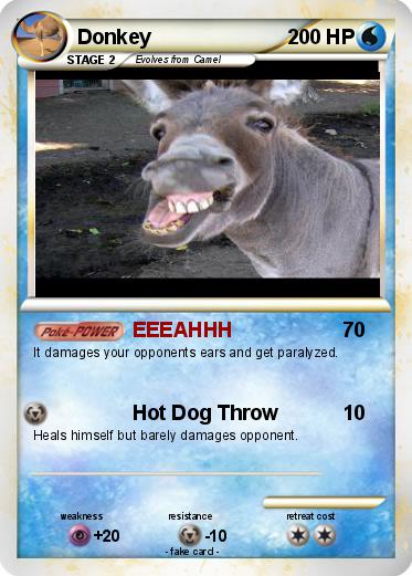 Pokémon Donkey 836 836 - EEEAHHH - My Pokemon Card