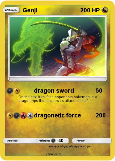 Pokémon Genji 239 239 - dragon sword - My Pokemon Card