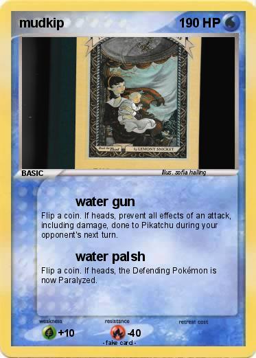 Pokémon mudkip 806 806 - water gun - My Pokemon Card
