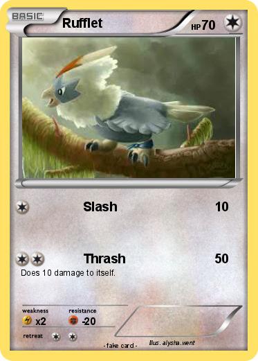 Pokémon Rufflet 29 29 - Slash - My Pokemon Card