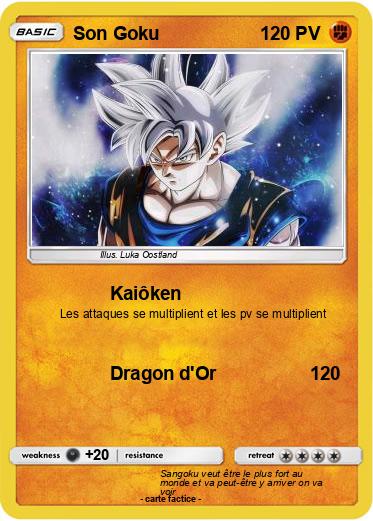 Pokémon Son Goku 986 986 - Kaiôken - Ma carte Pokémon