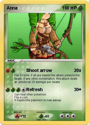 Pokémon Anna 141 141 - Shoot arrow - My Pokemon Card