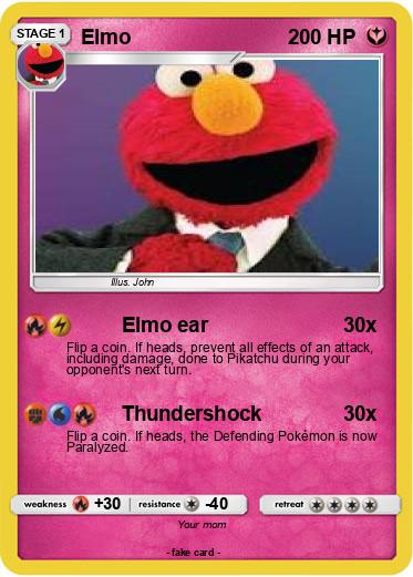 Pokémon Elmo 1500 1500 - Elmo ear - My Pokemon Card