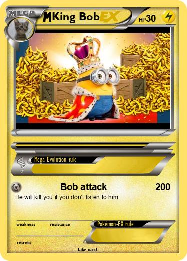 Pokémon King Bob 132 132 - Bob attack - My Pokemon Card