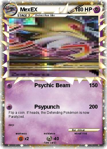 Pokémon MexEX - Psychic Beam - My Pokemon Card