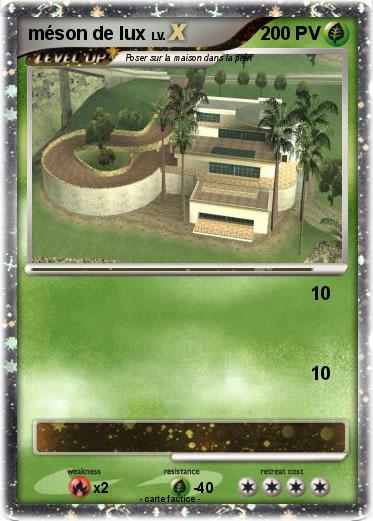 Pokémon meson de lux - Ma carte Pokémon