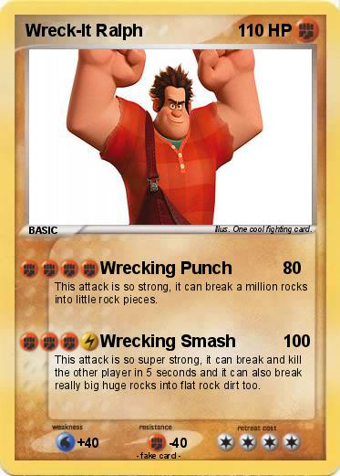 Pokémon Wreck It Ralph 84 84 - Wrecking Punch - My Pokemon Card