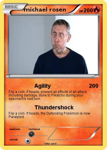Pokémon michael rosen 76 76 - Agility - My Pokemon Card