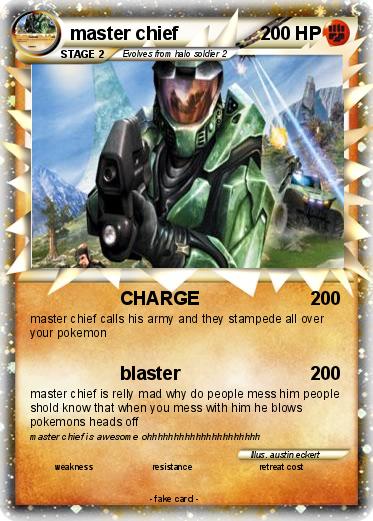 Pokémon master chief 964 964 - CHARGE - My Pokemon Card