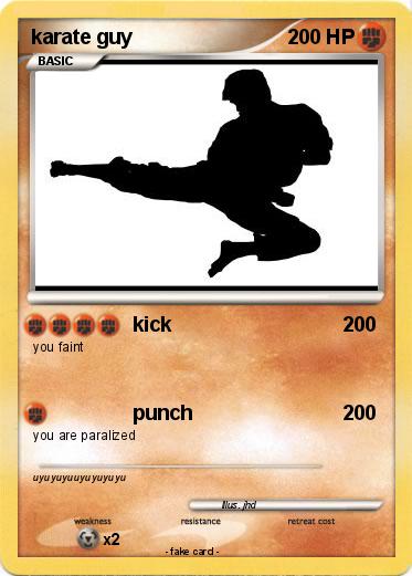 Pokémon karate guy 4 4 - kick - My Pokemon Card