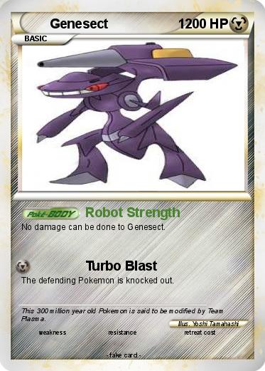 Pokémon Genesect 1 3 3 - Robot Strength - My Pokemon Card