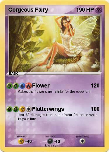 Pokémon Gorgeous Fairy - Flower - My Pokemon Card