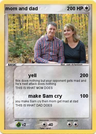 Pokémon mom and dad 51 51 - yell - My Pokemon Card