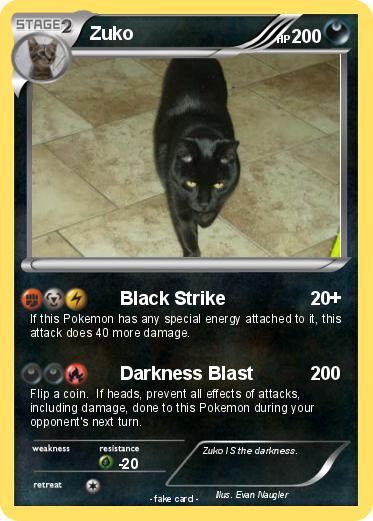 Pokémon Zuko 126 126 - Black Strike - My Pokemon Card