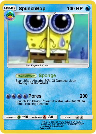 Pokémon SpunchBop 2 2 - Sponge - My Pokemon Card