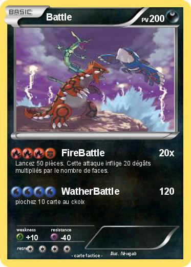 Pokémon Battle 440 440 - FireBattle - Ma carte Pokémon