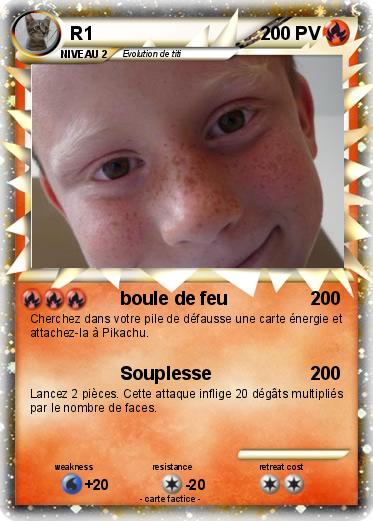 Pokémon 1 25671 25671 - boule de feu - Ma carte Pokémon