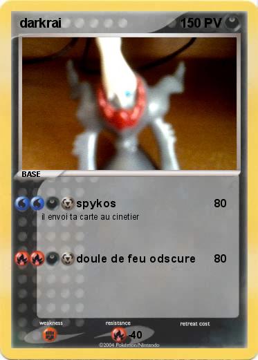 Pokémon darkrai 420 420 - spykos - Ma carte Pokémon