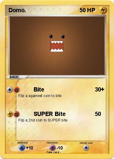 Pokémon Domo 935 935 - Bite - My Pokemon Card