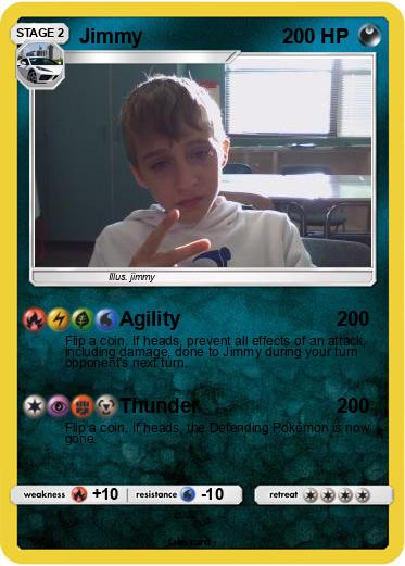 Pokémon Jimmy 899 899 - Agility - My Pokemon Card