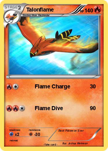 Pokémon Talonflame 63 63 - Flame Charge - My Pokemon Card