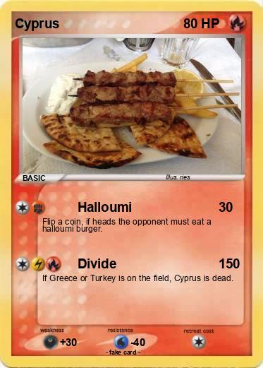 Pokémon Cyprus 1 1 - Halloumi - My Pokemon Card