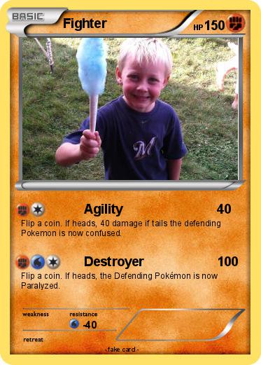 Pokémon Fighter 297 297 - Agility - My Pokemon Card