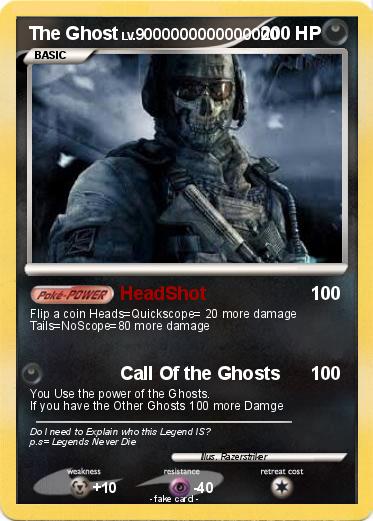 Pokémon The Ghost 25 25 - HeadShot - My Pokemon Card