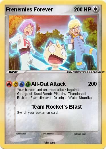 Pokémon Frenemies Forever - All-Out Attack - My Pokemon Card