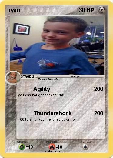 Pokémon ryan 520 520 - Agility - My Pokemon Card