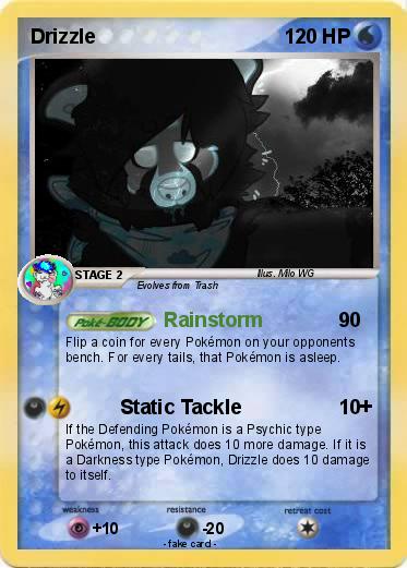 Pokémon Drizzle 1 1 - Rainstorm - My Pokemon Card