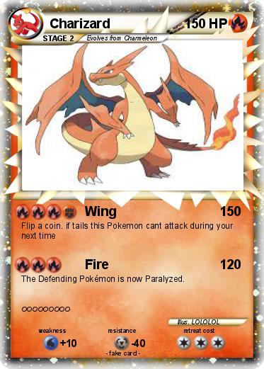 Pokémon Charizard 5018 5018 - Wing - My Pokemon Card